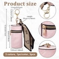 3Pcs 3 Colors PU Leather Zipper Wallets with Alloy Findings and Ribbon ...