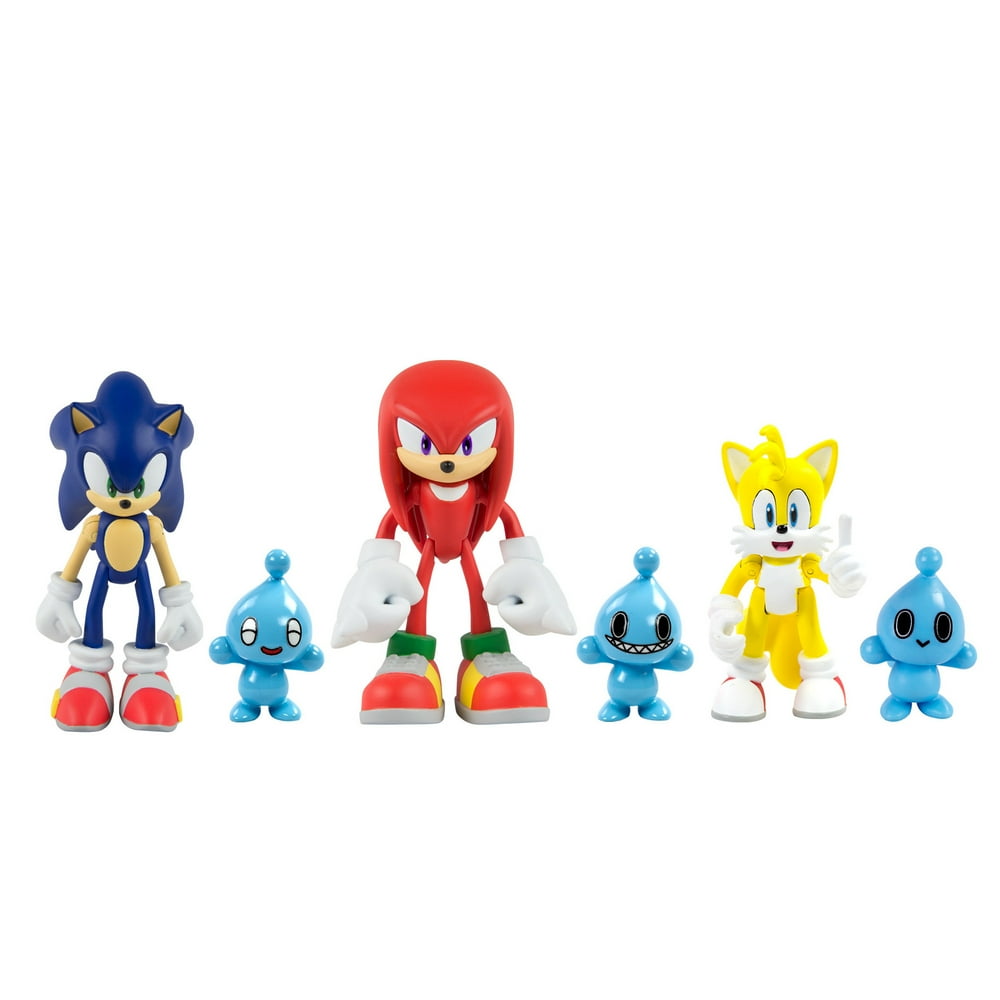 Sonic Classic 3" Figure 3 Pack with Chao - Walmart.com - Walmart.com
