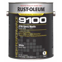 Rust-Oleum Epoxy Mastic Base, 9100, Black, 1 gal, Waterproof Concrete ...