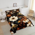 YST Hippie Floral Queen Comforter Set Cartoon Bee Bedding Set, Wild ...