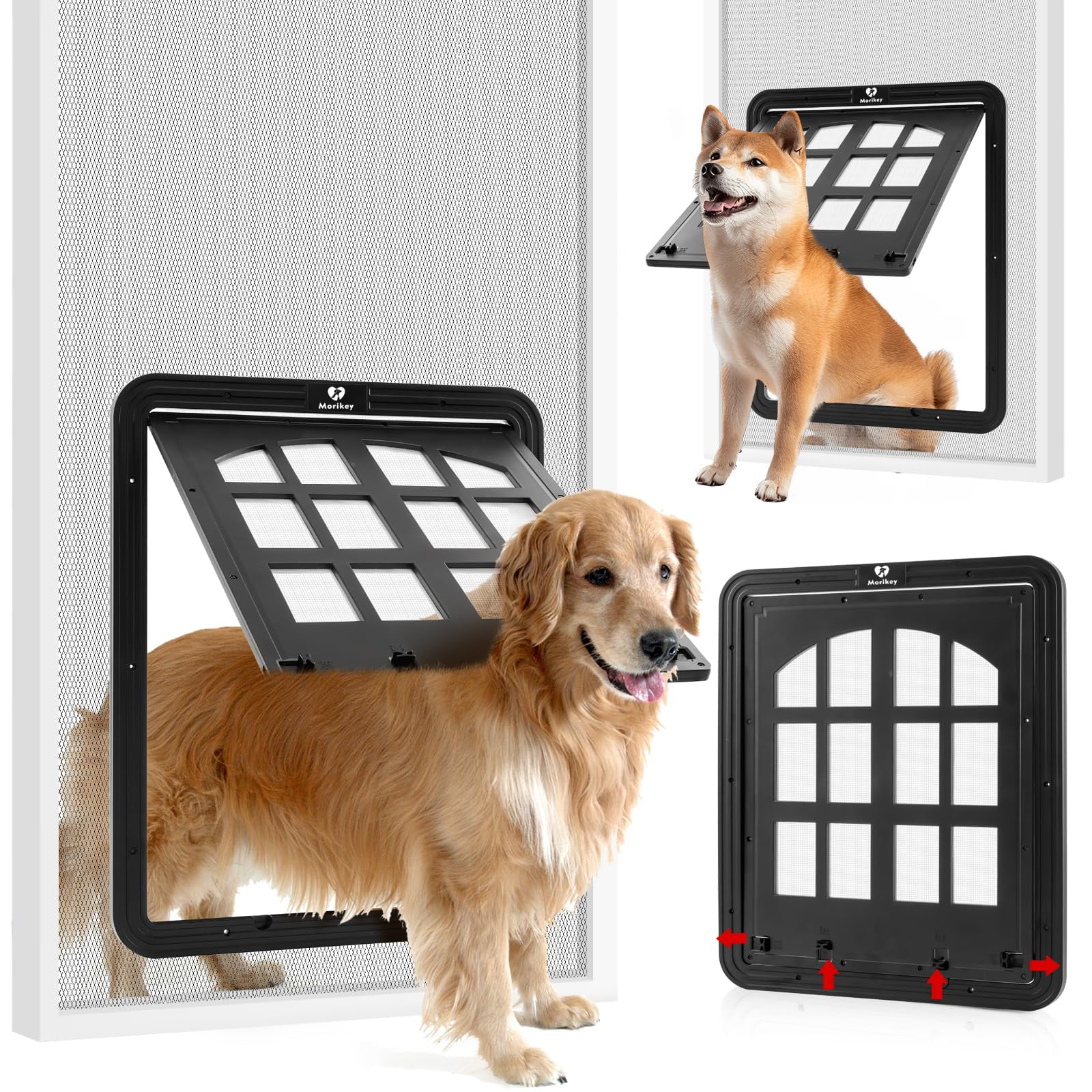Click here for Morikey Large Dog Screen Door  13 X 17 Inches Flap... prices