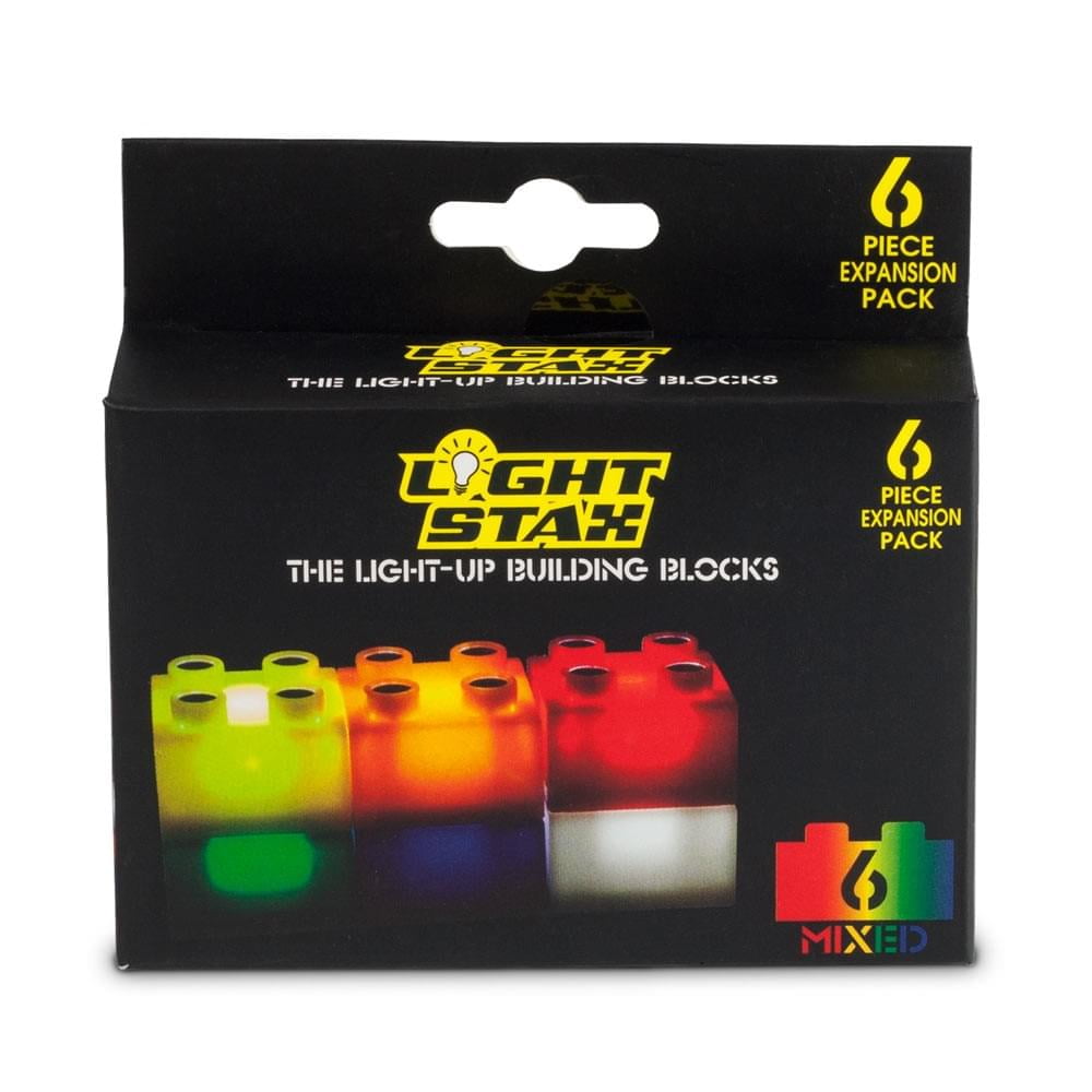 Light Stax LED Light-Up Building Blocks 6-Piece Expansion Pack ...
