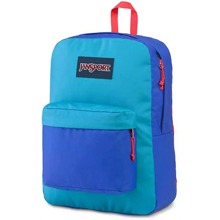 Neon Blue Jansport Backpacks