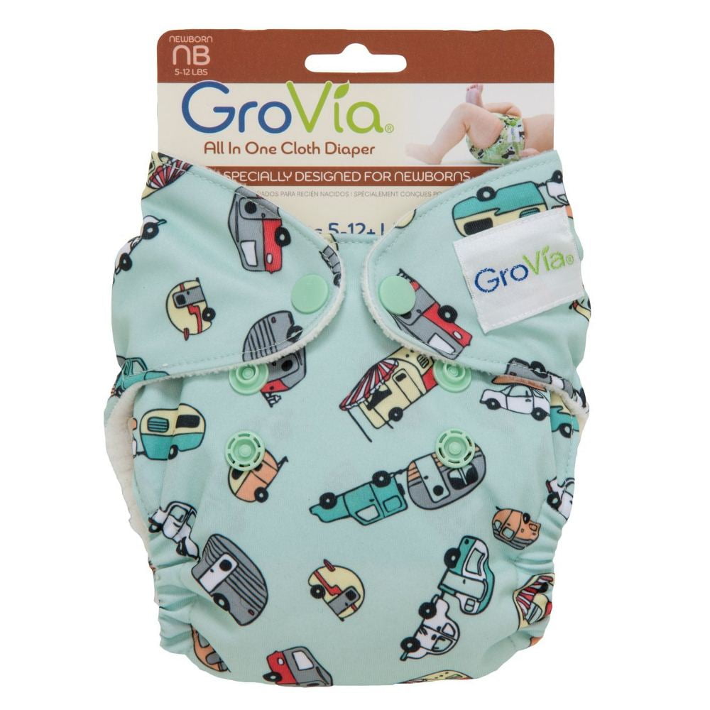 AIO Newborn Cloth Diaper - Adventure - Walmart.com