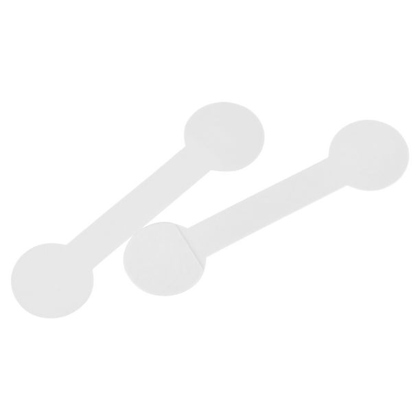Uxcell Price Tags Stickers, White Paper Labels Barbell Shape 13x50mm ...