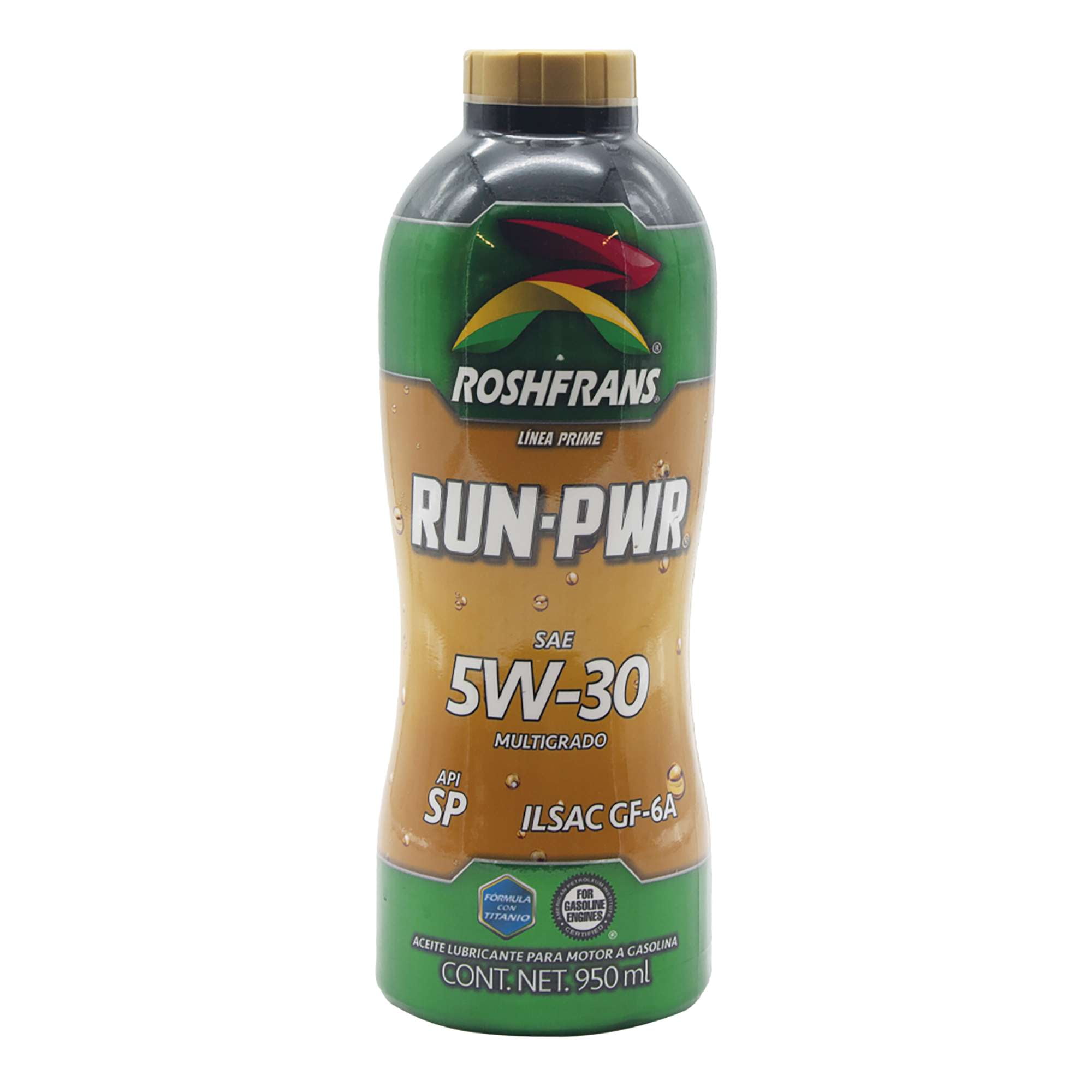 Aceite motor Multigrado Roshfrans RUN-PWR 5W-30 950 ml ROSHFRANS SAE 5W-30 | Walmart en línea