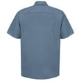 Workwear Outfitters Men's Short Sleeve Indust. Work Shirt Postman Blue ...
