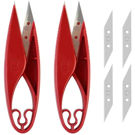 Dawht Shark Tape Cutter, Safe Double-Edge Scissors, Stainless Steel ...