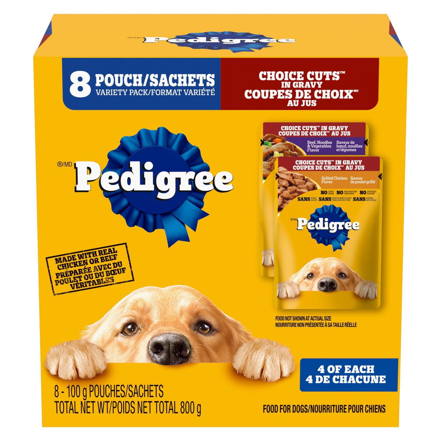 Click here for Pedigree Adult Wet Dog Food Choice Cuts In Gravy B... prices