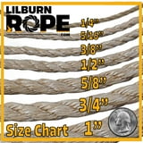 Twisted ProManila Rope - UnManila, 3 Strand Outdoor Rope - Lightweight ...