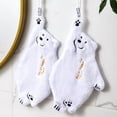 ANXPTIME Household Soft Hand Towel Absorbent Coral Velvet Bathroom ...