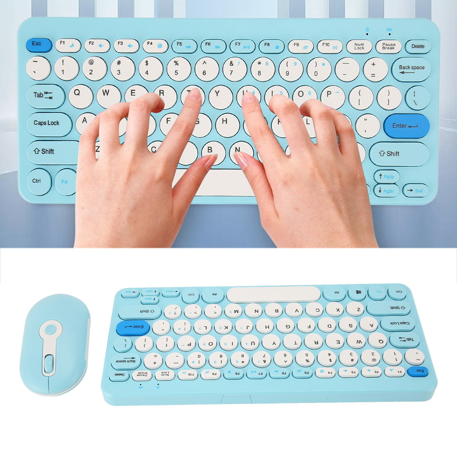 Click here for Ymiko Wirelessly Typewriter Keyboard And Mouse  2.... prices