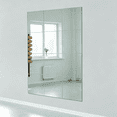 XIBUFE Home Gym Mirrors 12 Inch X 12Pcs Wall Mounted Mirror Glass ...