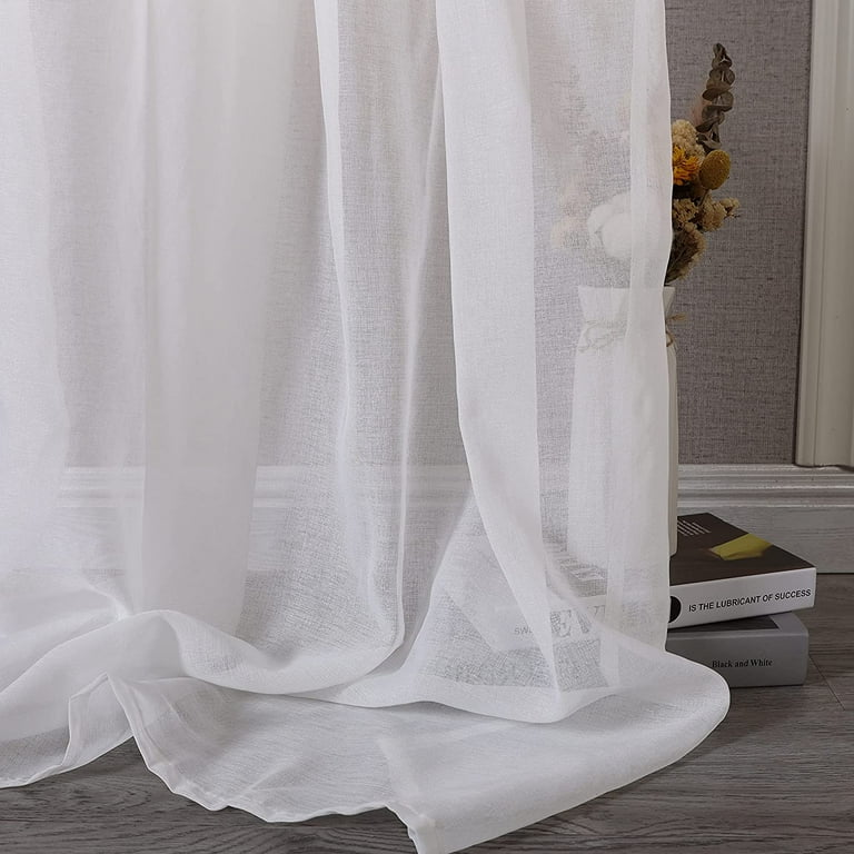 White Sheer Fabric
