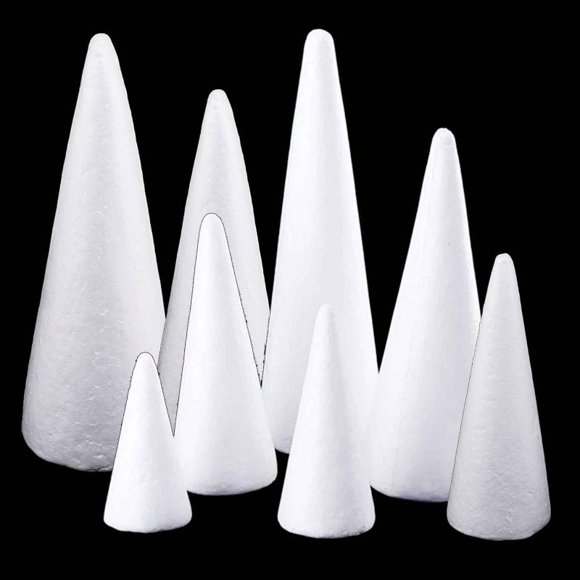 Styrofoam Craft Cones
