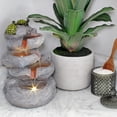 Esterno Turtle Tabletop Fountain, Turtles in Waterfall Decorative ...