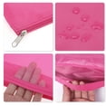 Unique Bargains 6Pcs Zipper Design Packing Cube Set for Luggage Rose ...