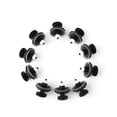 10Pcs Door Card Trim Panel Clips B223 ABS Plastic Screw For VW Golf fit ...