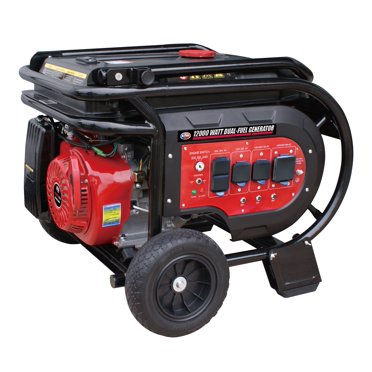 Steele Products 12,000-Watt Gasoline Powered Electric Start Portable ...