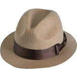 TAN FEDORA - Walmart.com