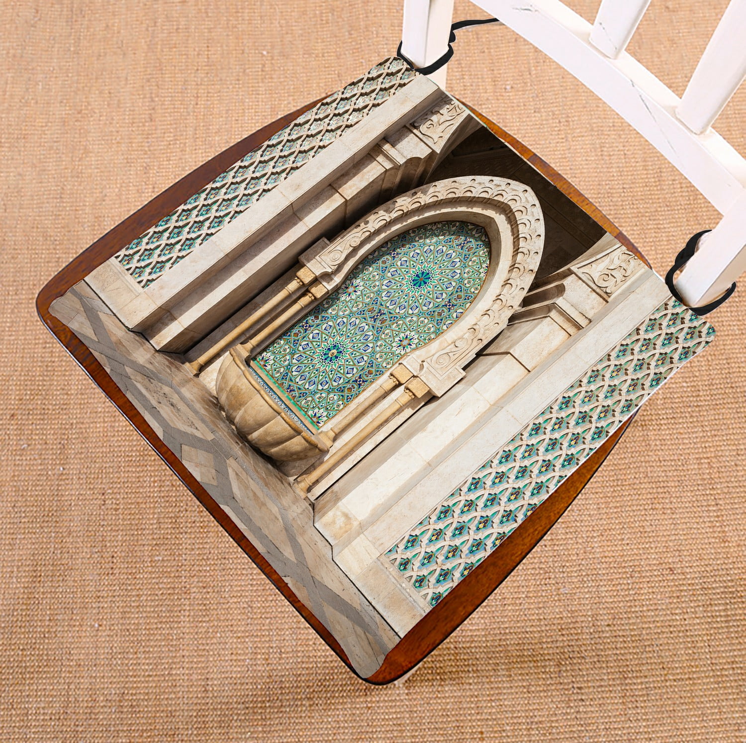 ABPHQTO Hassan Ii Mosque Exterior Casablanca Morocco Chair Pad Seat ...
