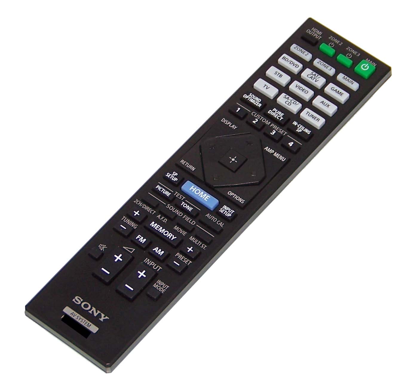 OEM NEW Sony Remote Control Originall Shipped With: STR-ZA5000ES ...