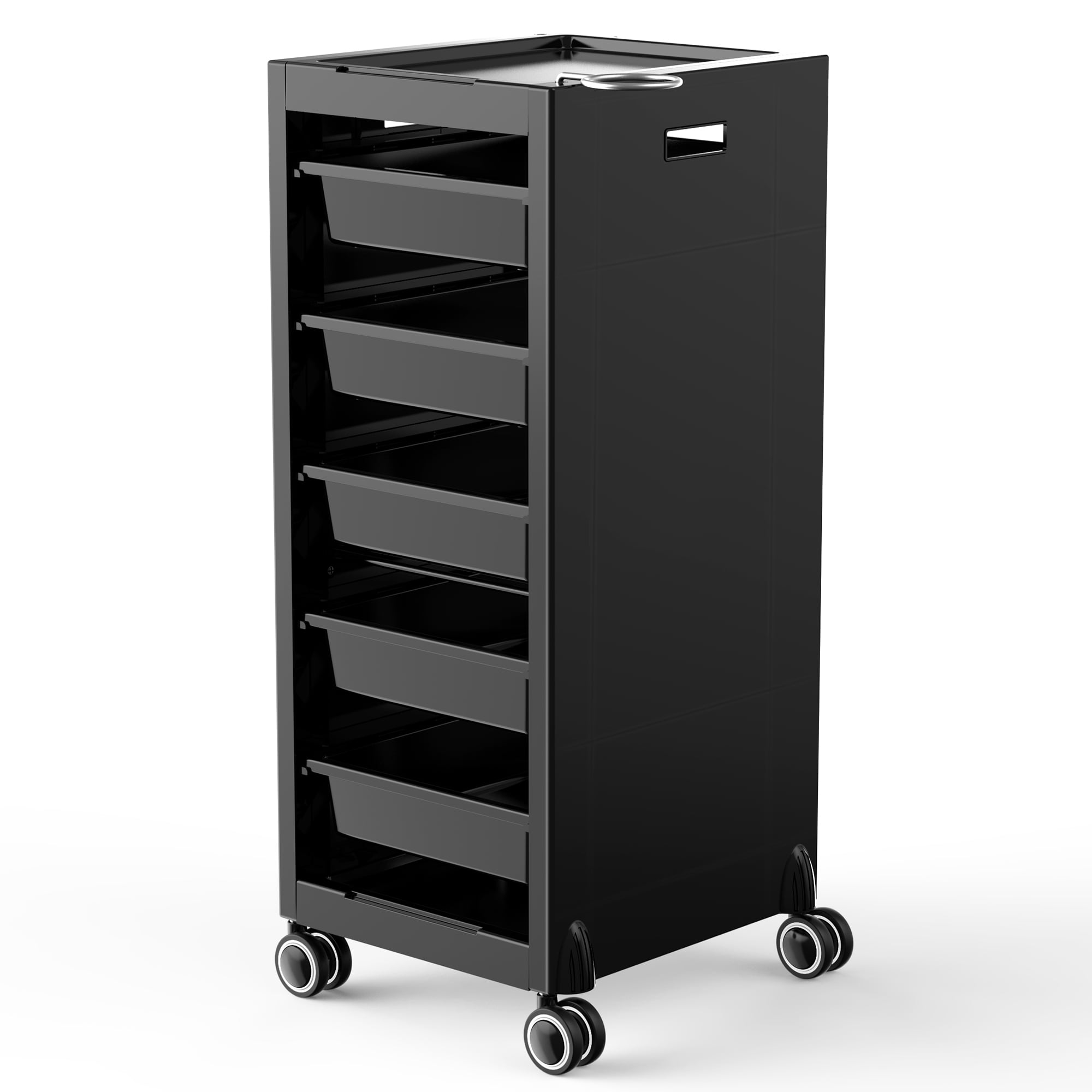 TASALON Budget Salon Trolley Cart with Wheels for Extra Storage, 5 ...