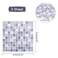 5Sheet PET Self-Adhesive Mark Pattern Paper Wall Stickers for Shelf ...