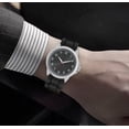 Generic Men’s 48mm Analog Quartz Watch, Silicone Band, Easy-Read Dial ...