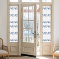 Blue Roses Window Privacy Film, Botanical Floral Leaf Vintage Frosted ...