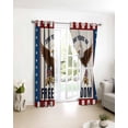 Anniversary USA Flag Blackout Curtains for Bedroom/Living Room, Thermal ...