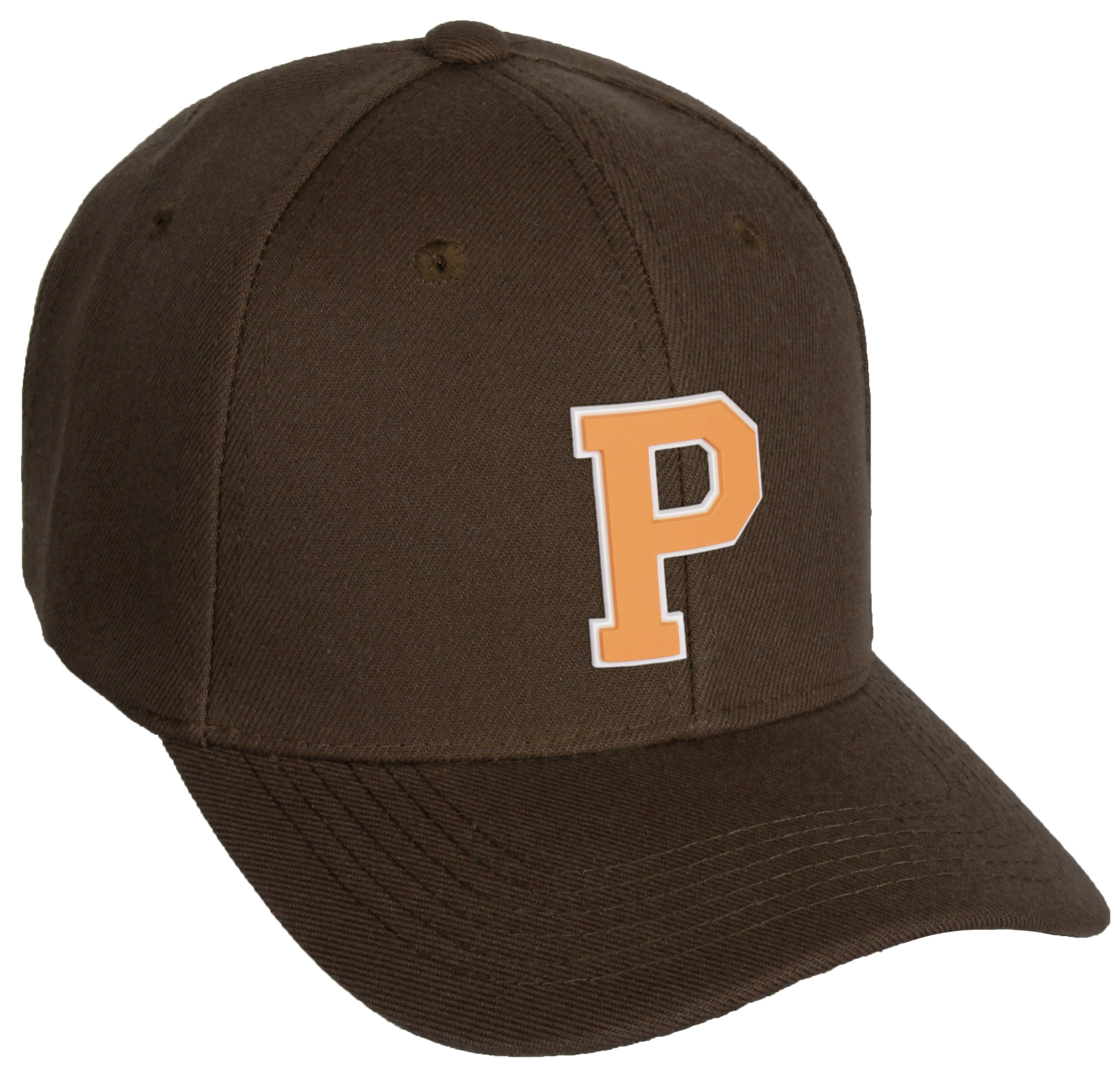 Daxton Classic Baseball Hat Custom A to Z Initial Team White Neon ...