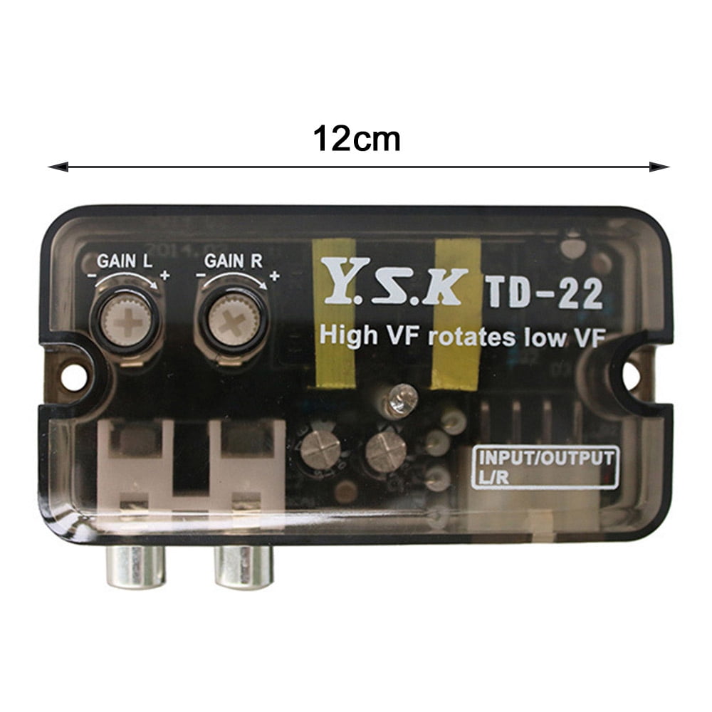 Auto Car Audio Converter RCA Stereo High To Low Adjustable Frequency ...