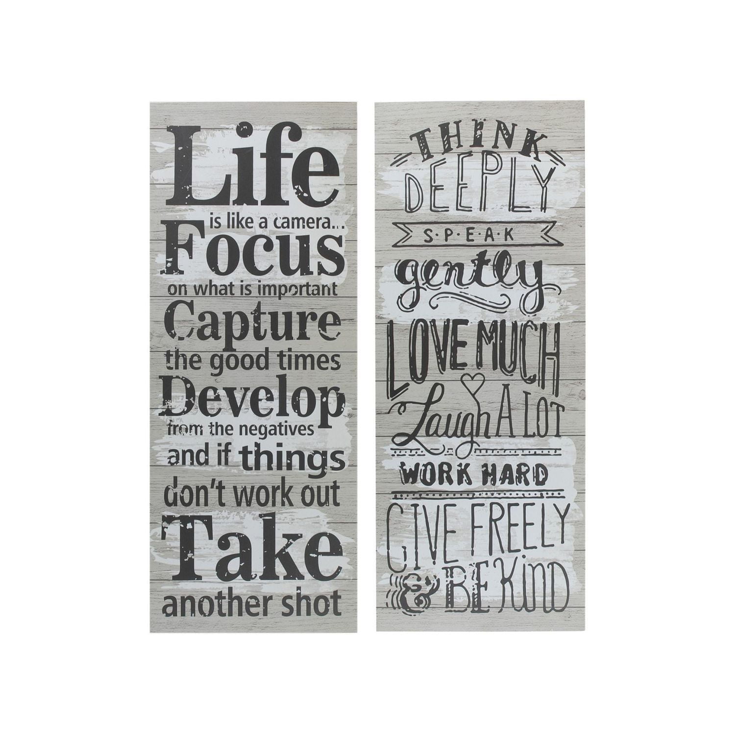 Click here for Ih Casadécor Framed Mdf Wall Art (Life Quote) (Ass... prices