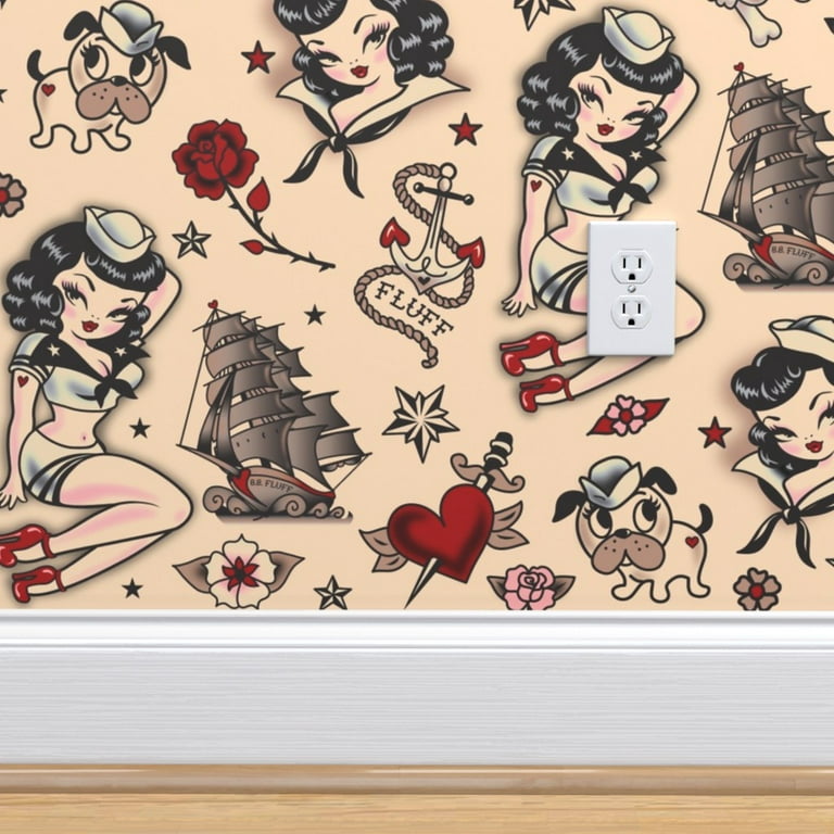 Vintage Sailor Wallpaper