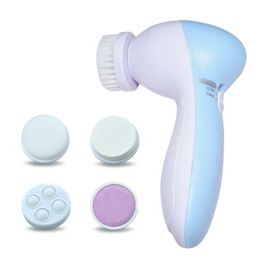 Electric Facial Cleansing Brush System Battery Operated Face Cleanser ...