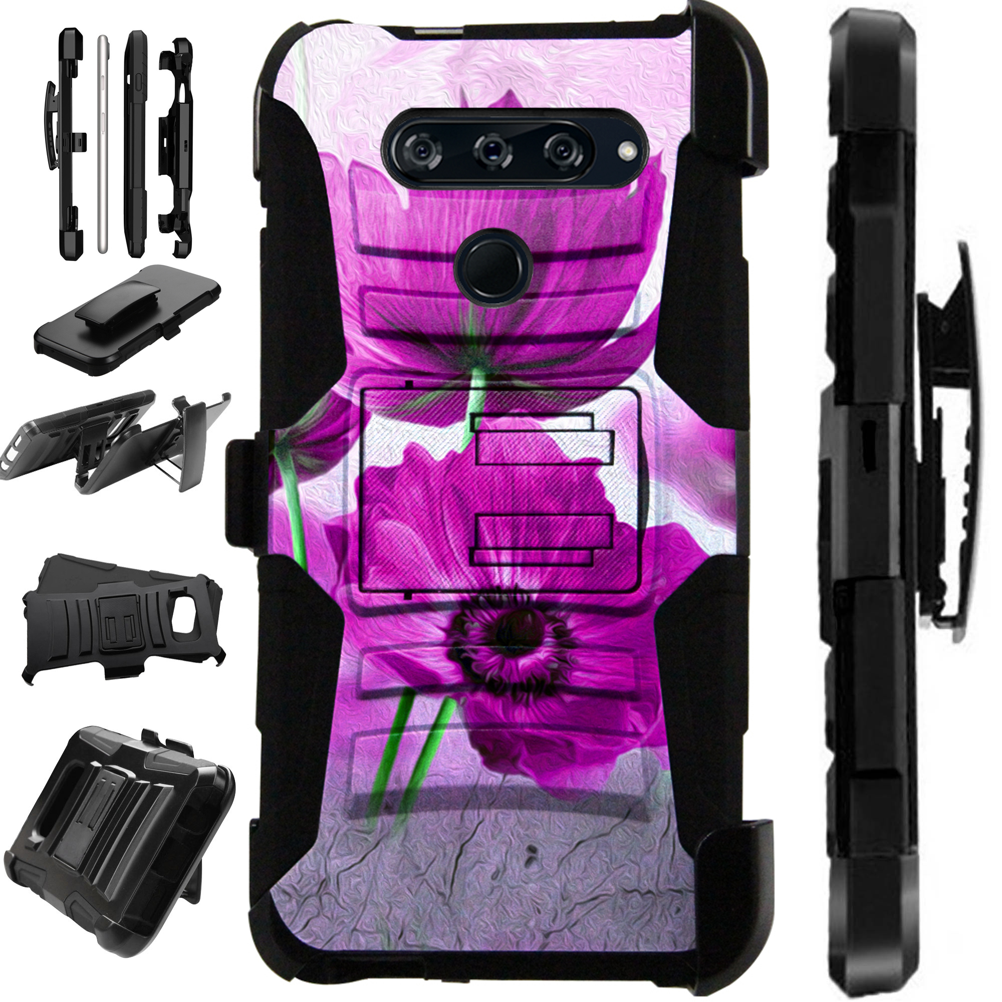 WORLD ACC LuxGuard Holster Case Compatible with LG K51 | LG Reflect ...