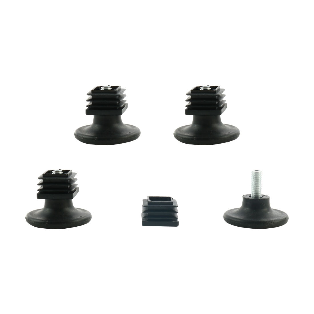 Leveling Feet 25 x 25mm Square Tube Inserts Kit Furniture Glide ...