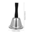 BESTYASH Stainless Steel Hand Bell with Wood Handle for Classroom ...