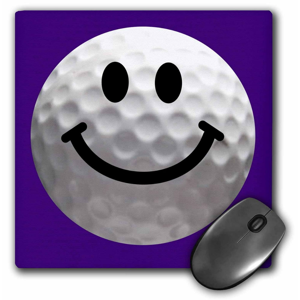 3dRose Smiley face golf ball - Happy white golfball - Golfer gift ...