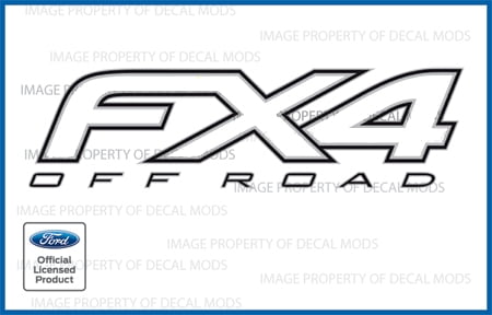 Decal Mods FX4 Off Road Decals truck stickers for Ford F250 F350 F450 ...