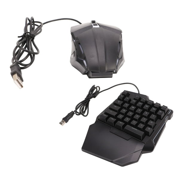 One Handed Keyboard, Machinery One Handed Keyboard Mouse Set RGB ...