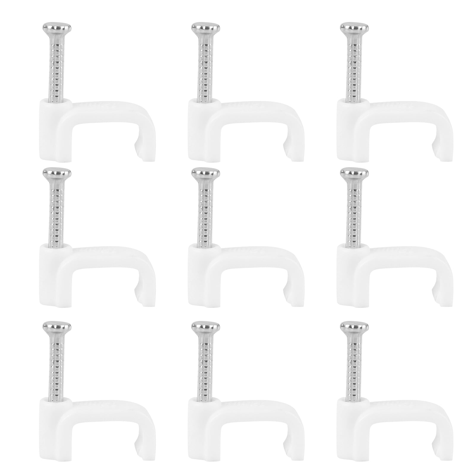 500 clips para cables cuadrados, clips para gestión de cables, clips ...