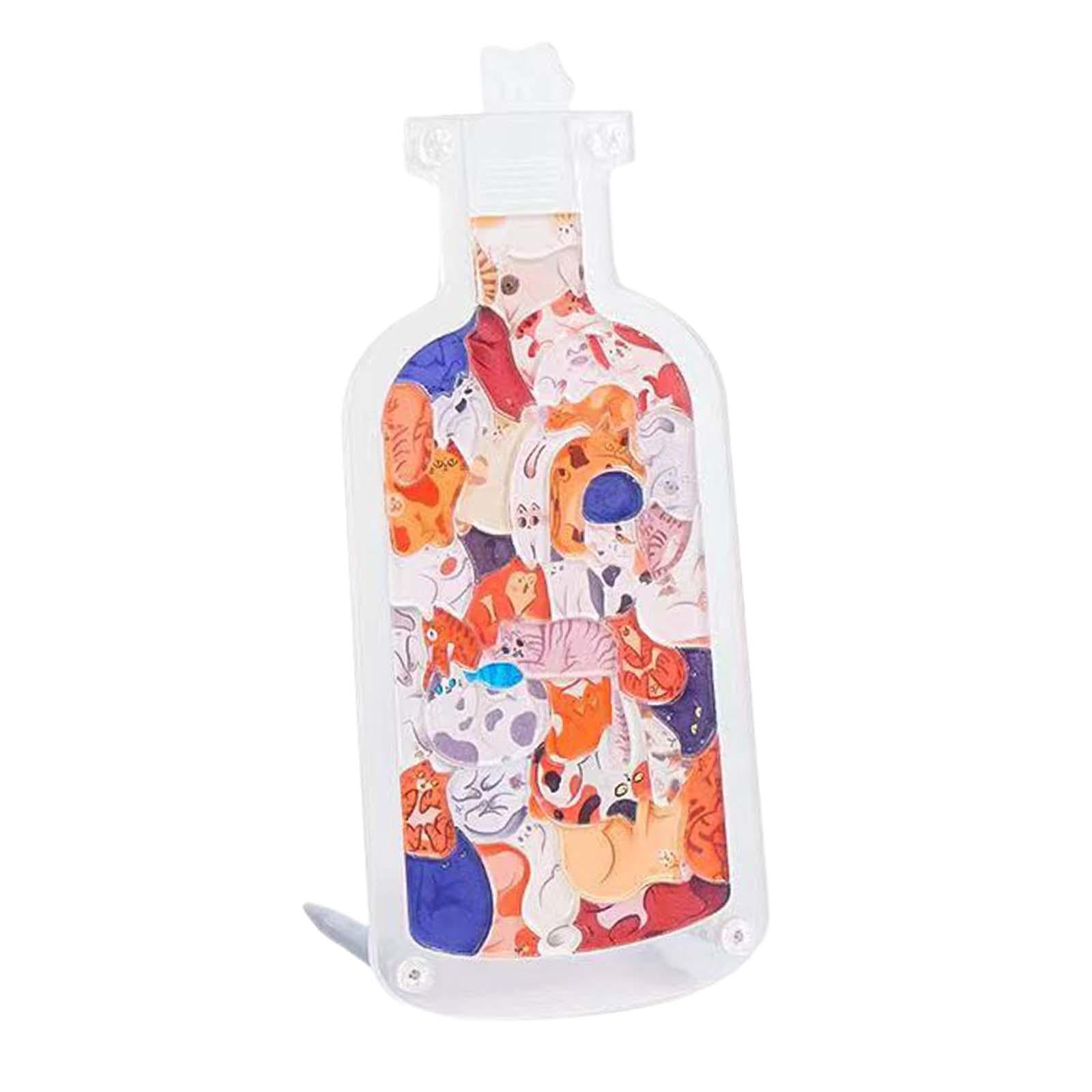 Click here for Bunblic Animal Puzzle Bottle Acrylic Jigsaw Puzzle... prices