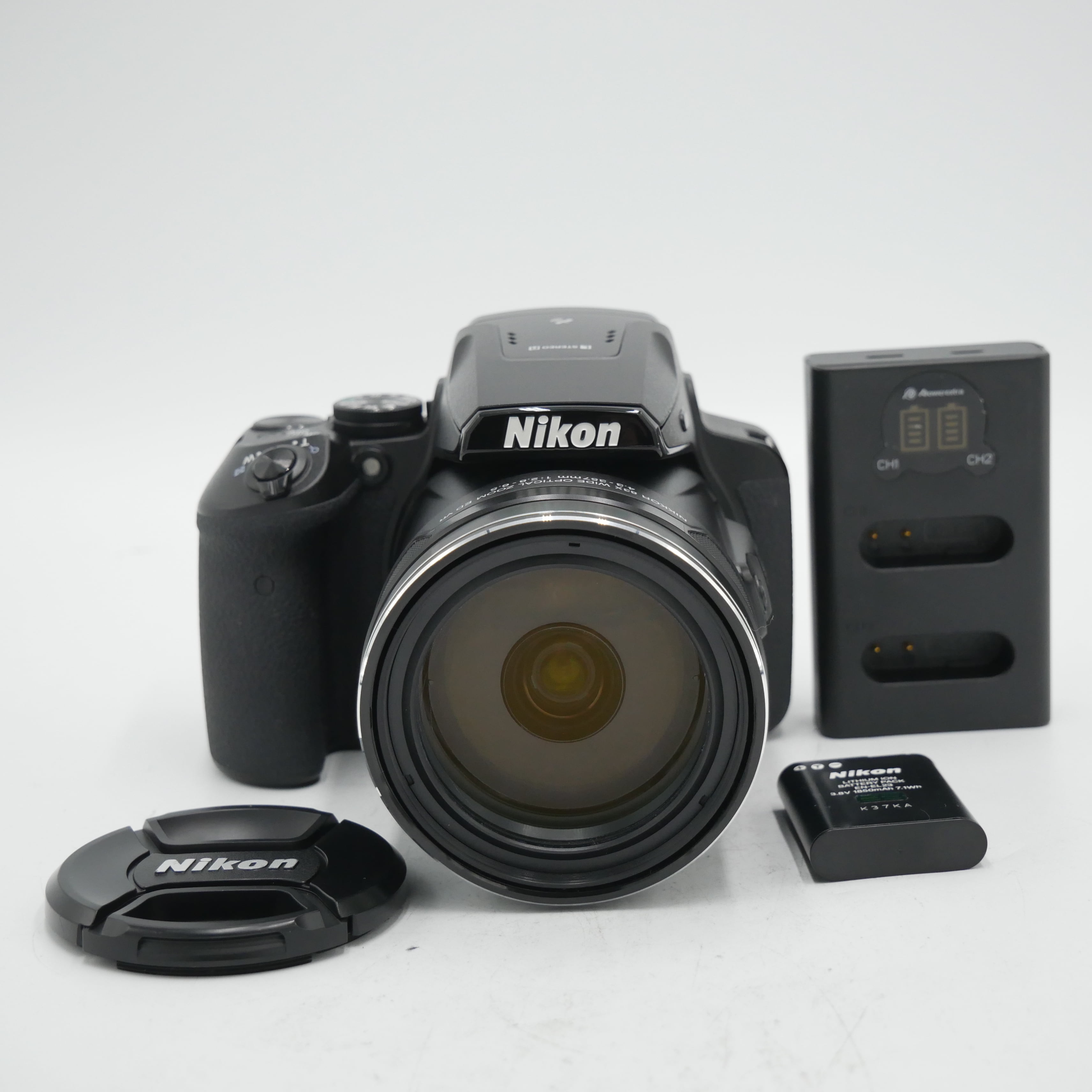 Pre-Owned Nikon Silver Coolpix P900 Digital Camera with 16 Megapixels ...