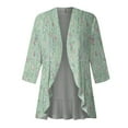 Hkibbfh Cardigan Sweaters For Women Lightweight 3 4 Sleeve Kimonos For
