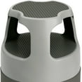 Cramer 300 lbs. Capacity 2-Step 15 in. Round Rolling Scooter Stool with ...