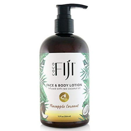Coco Fiji, Coconut Oil Infused Face & Body Lotion, Pineapple Coconut ...