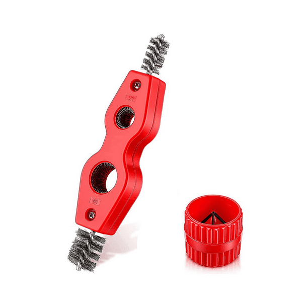 Symkmb 4-In-1 Battery Brush Double-Headed Copper Tube Brush Pipe ...