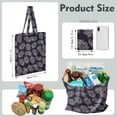 Celestial Moon and Star Canvas Tote Bag, Durable Eco-Friendly Reusable ...